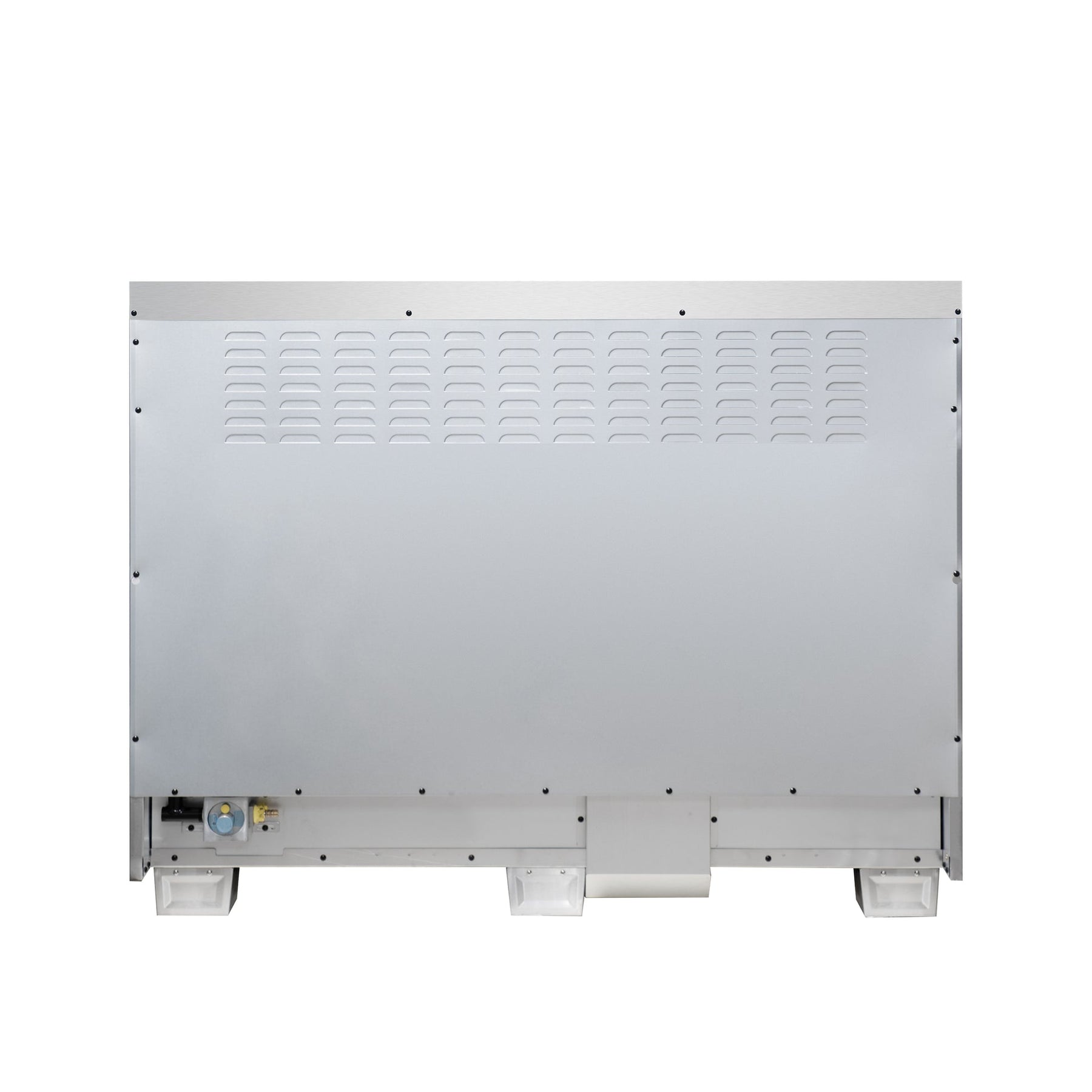 Forno Capriasca 48 Inch Freestanding French Door Dual Fuel Range in Wh