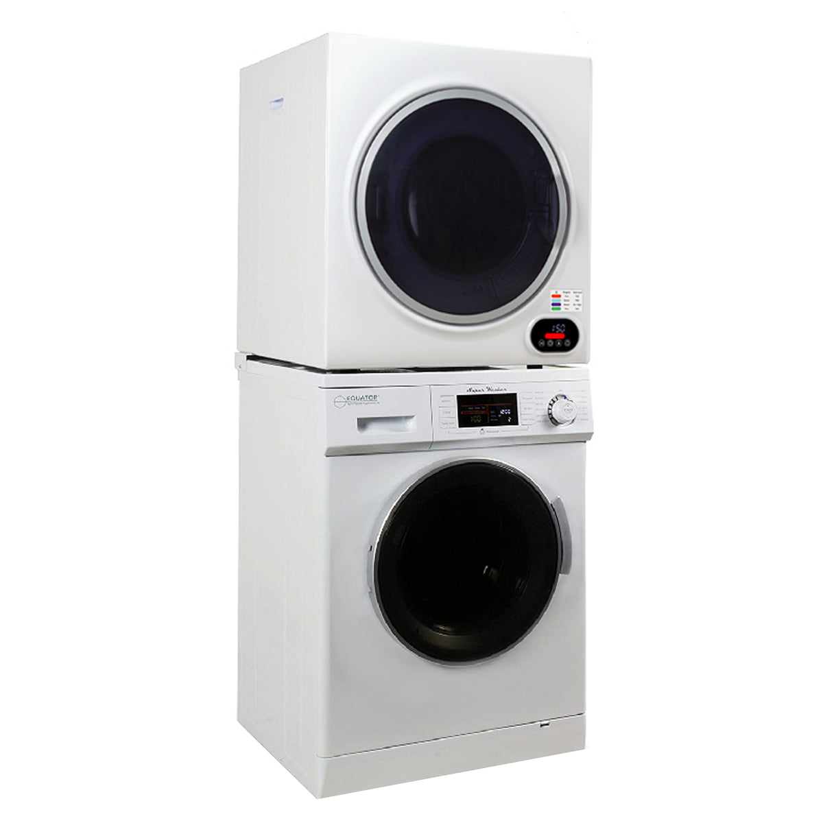 Equator 24" White Stackable Front Load Compact Washer/Dryer Combo