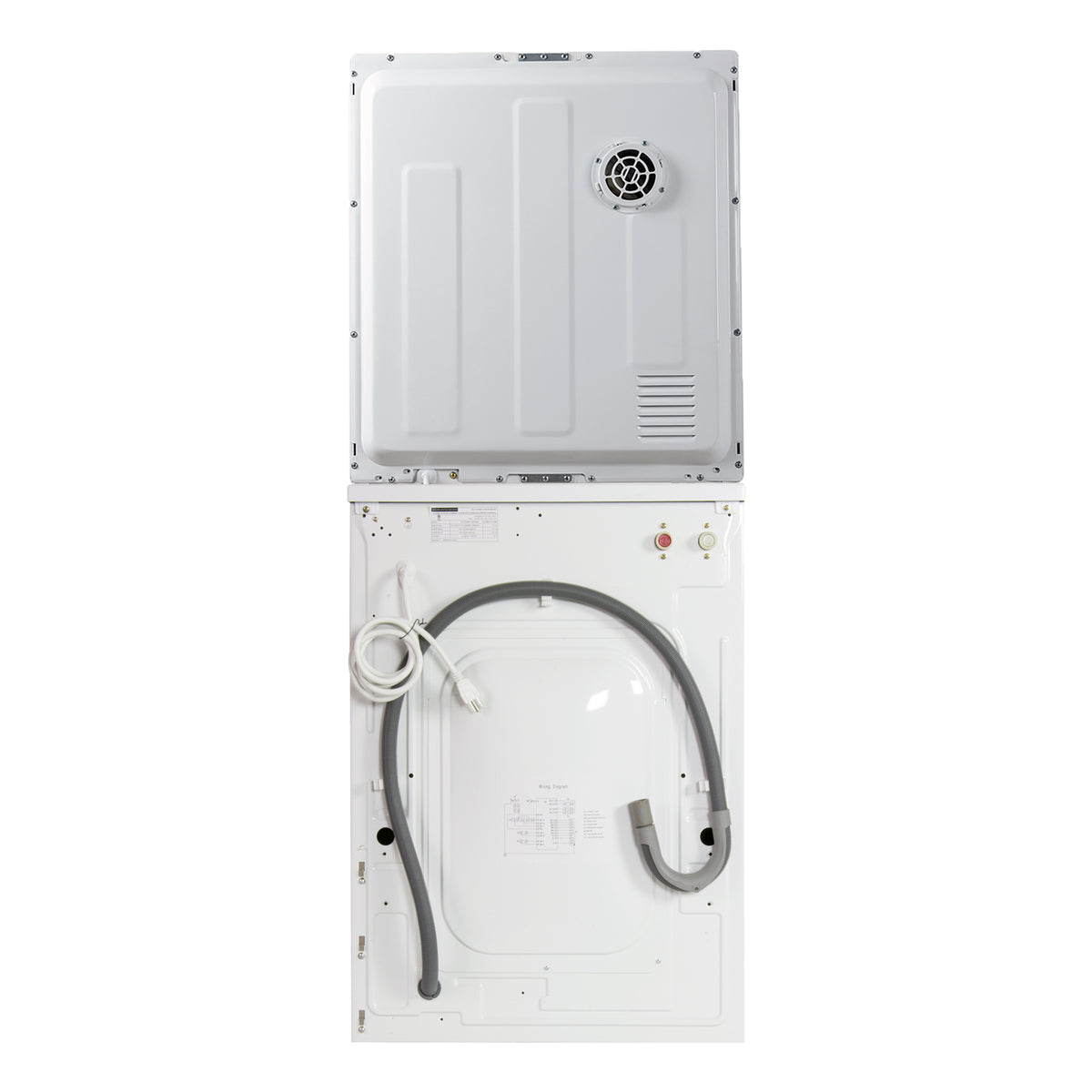 Equator 24" White Stackable Super Washer And Compact Dryer Combo