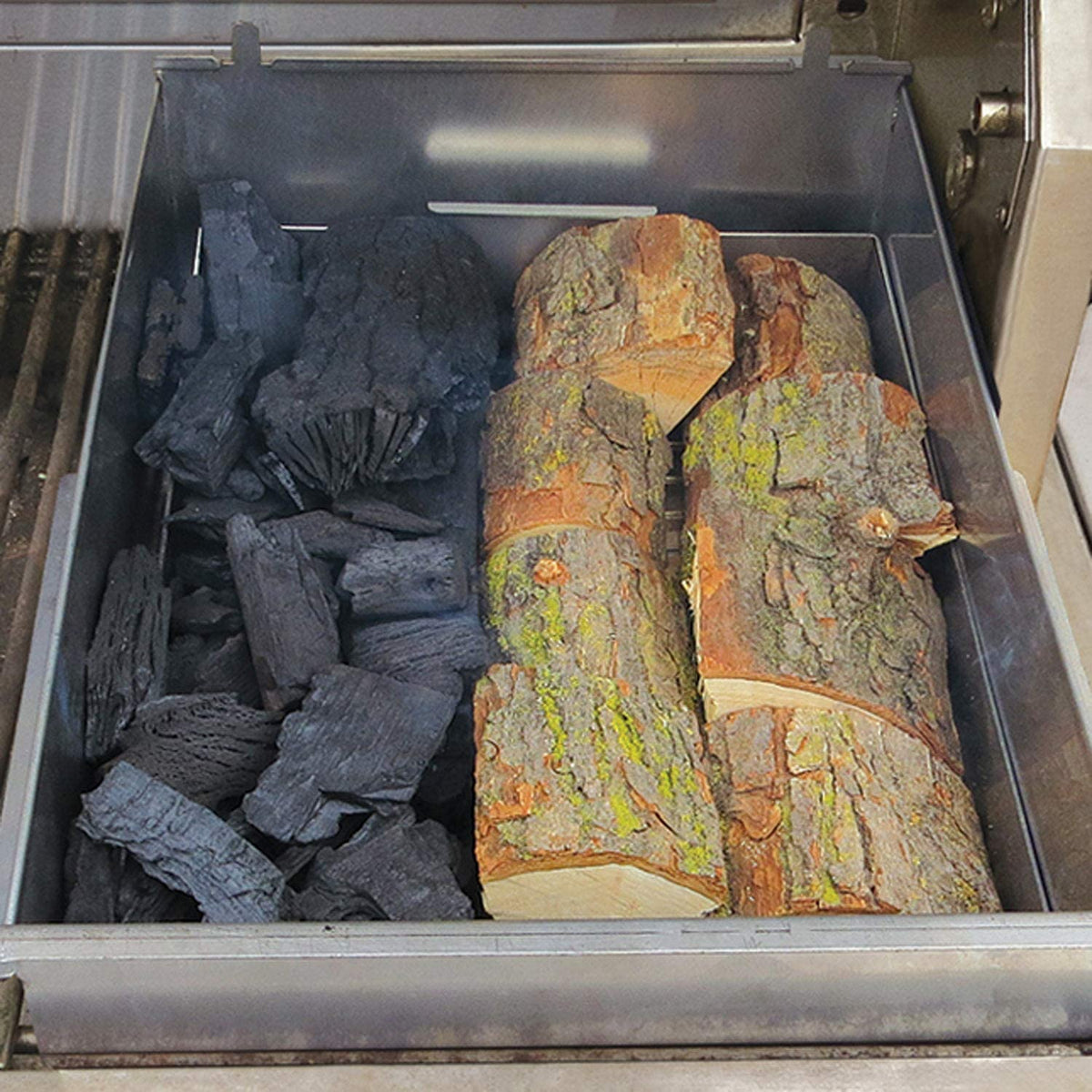 Alfresco 14-Inch Solid Fuel Insert in Stainless Steel