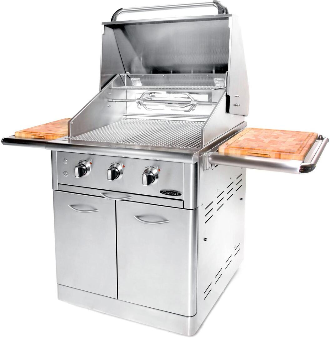 Capital Cooking 30" Freestanding Natural Gas Grill With 2 Standard Inf