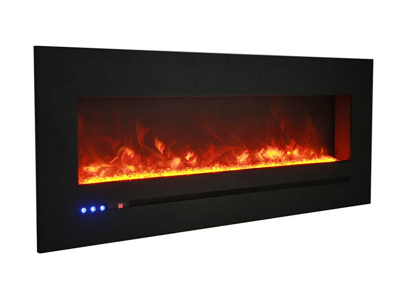Sierra Flame 72” Linear Multi Colored 5000 BTU Electric Fireplace