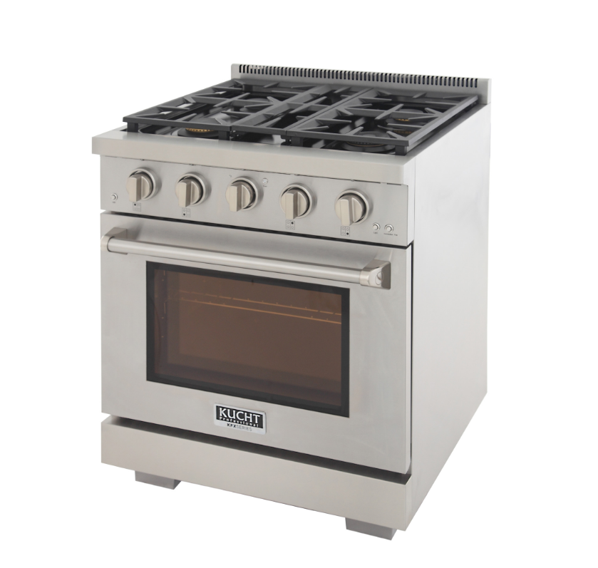 Kucht Professional 30 in. 4.2 Cu ft. Propane Gas Range KFX300 LP S
