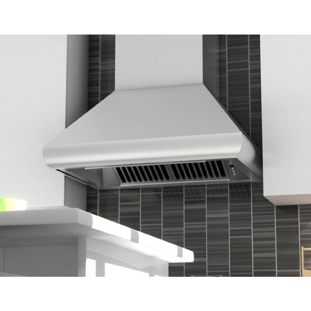Remote Blower Wall Mount Range Hood in Stainless Steel (587-RS-30) ZLI