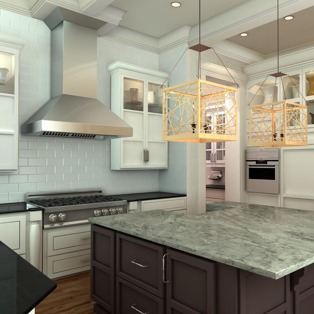 Remote Blower Wall Mount Range Hood in Stainless Steel (597-RD-48) ZLI