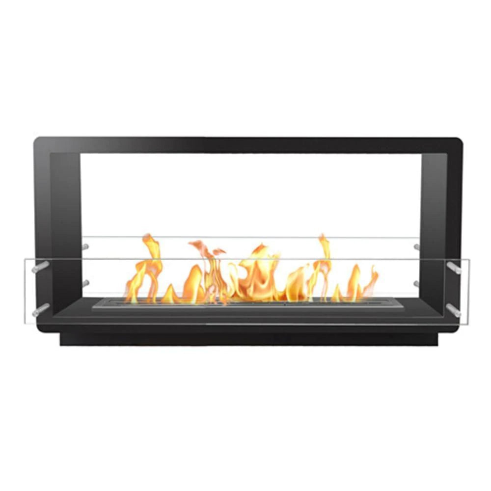 Bio Flame 53'' XL Firebox DS Bulit-In Ethanol Fireplace Stainless Stee
